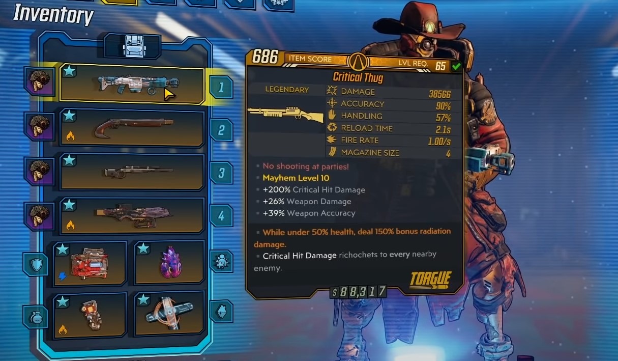 How To Get Critical Thug in Borderlands 3 (BL3 Legendary Shotgun)